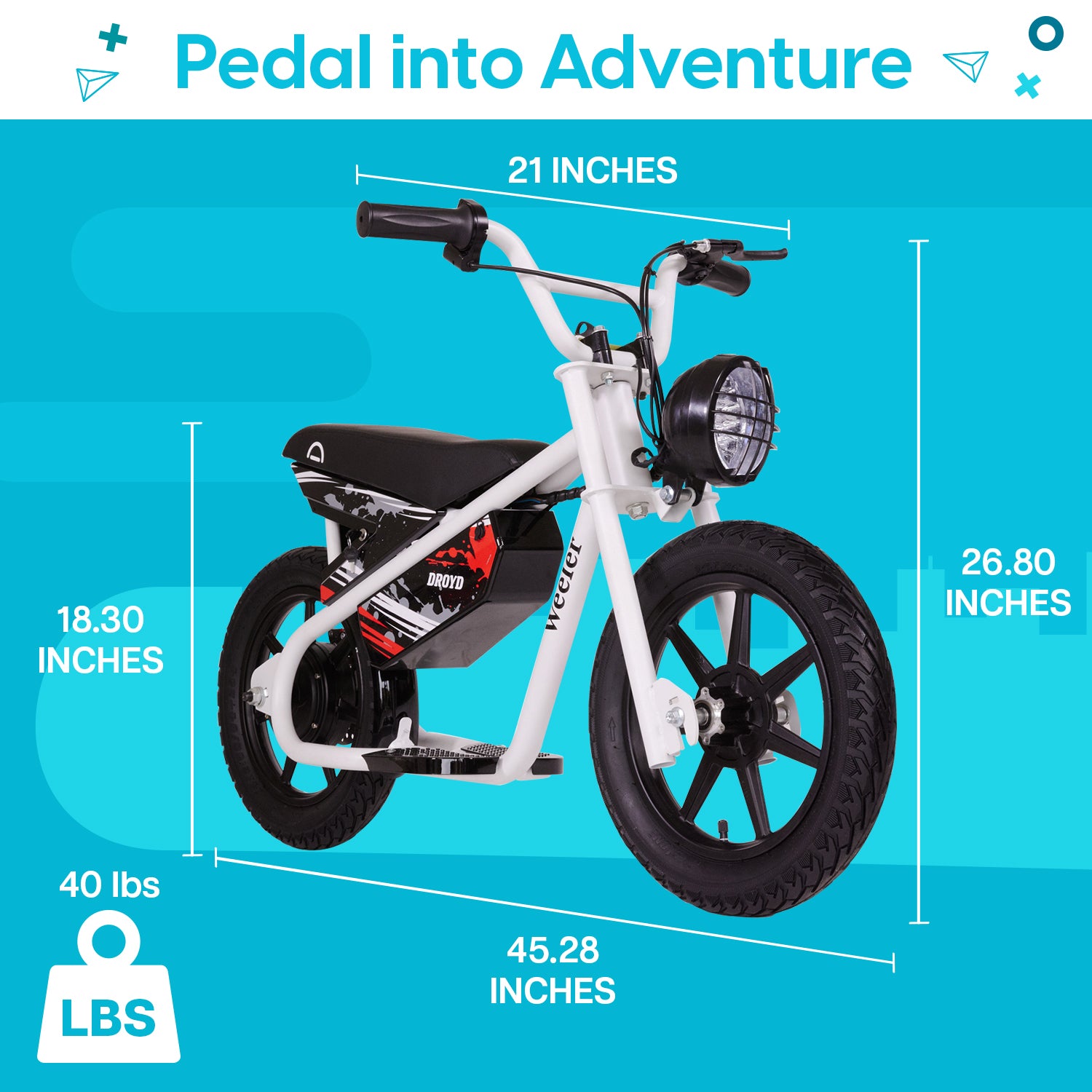 Droyd Weeler E-Bike | Ages 6+